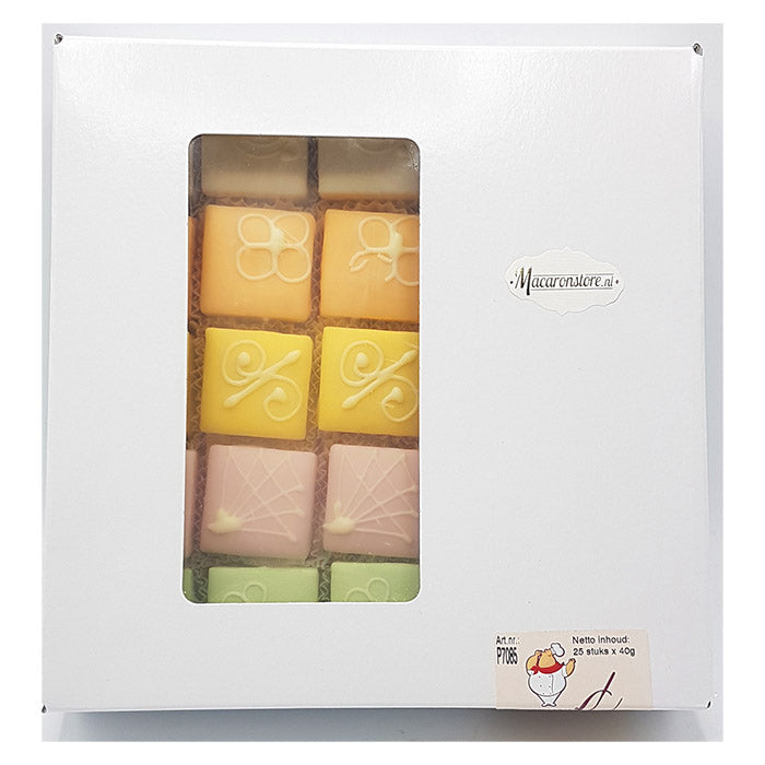 Petit Fours 25 pieces in different colors – Macaronstore.nl